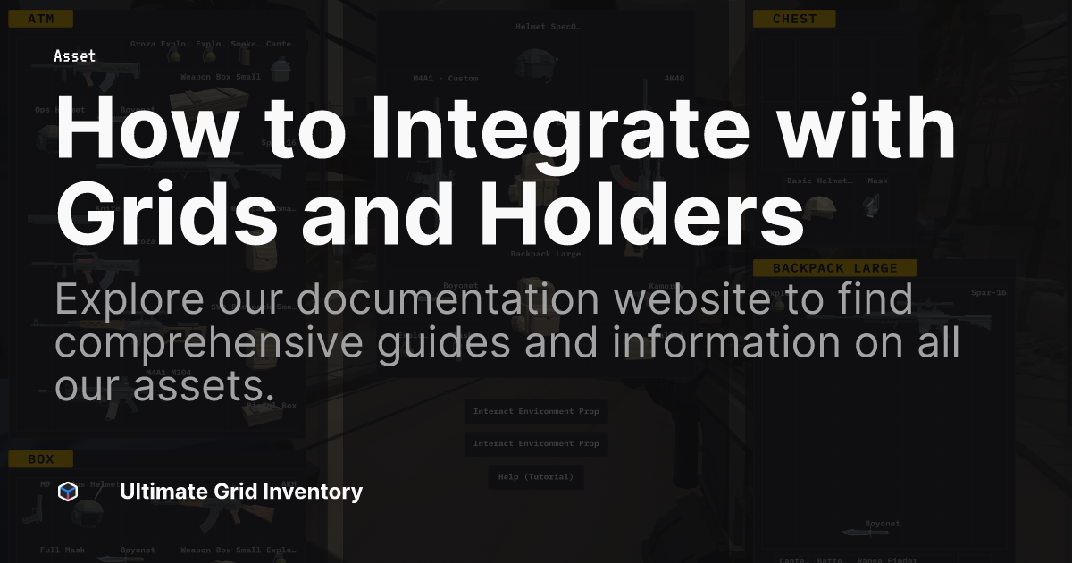 How to Integrate with Grids and Holders | Ultimate Grid Inventory